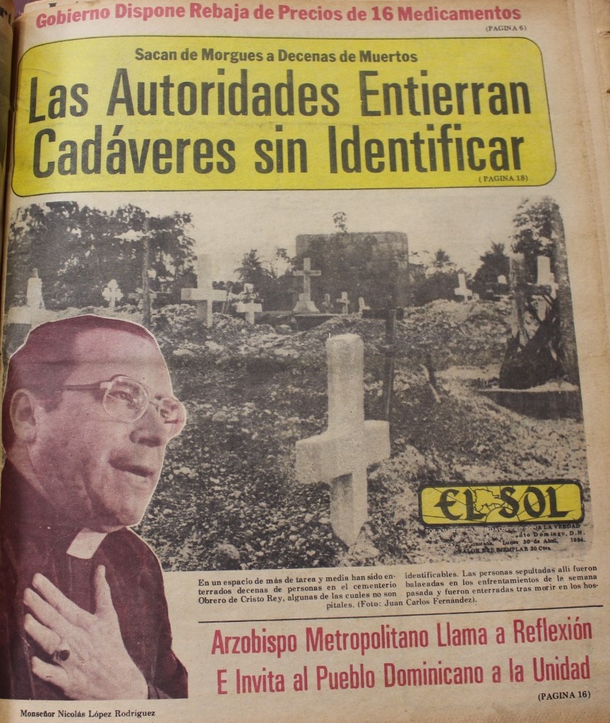 Matanza de abril de 1984 - La Lupa del Sur